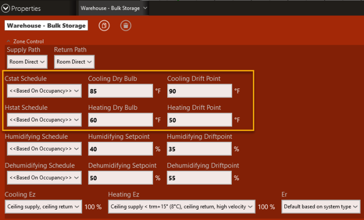 Setpoints and Driftpoints