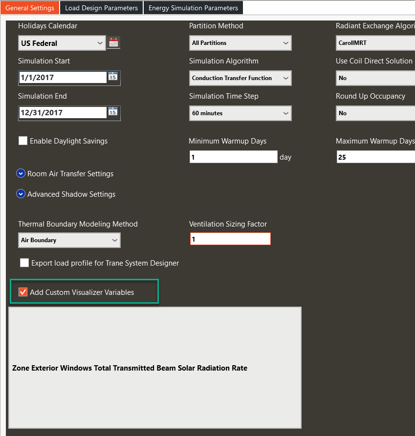 Add Custom Visualizer Variables