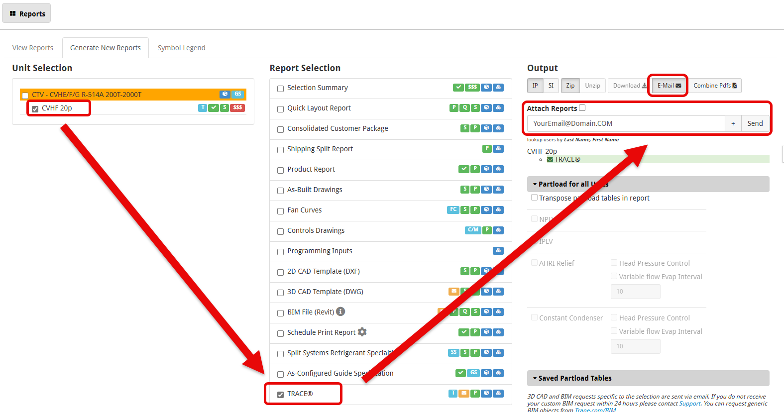 How do I import a Trane Select Assist equipment performance file into ...
