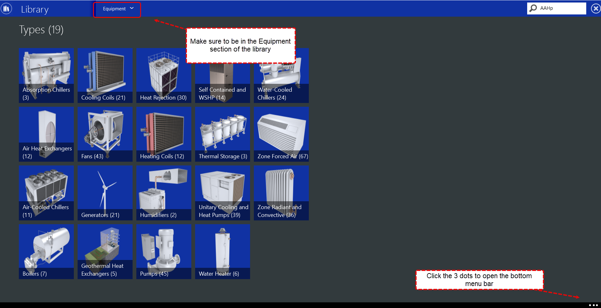 How do I import a Trane Select Assist equipment performance file into TRACE 3D Plus?