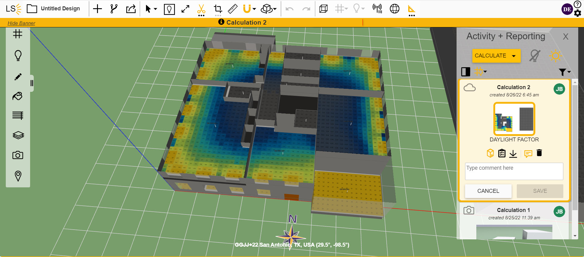 Daylighting in LightStanza