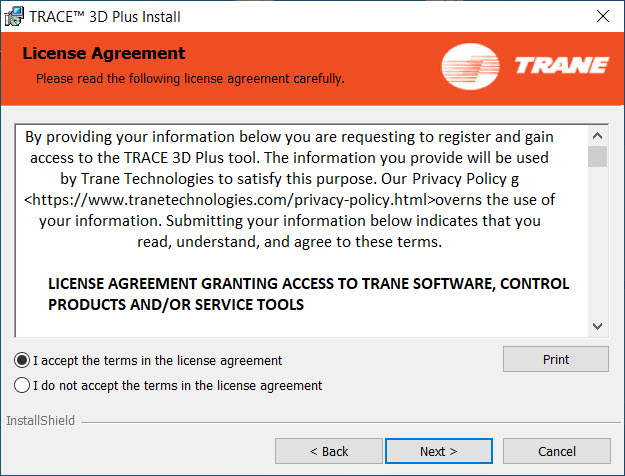 TRACE 3D Plus Installation Guide