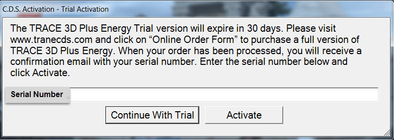 TRACE 3D Plus Installation Guide