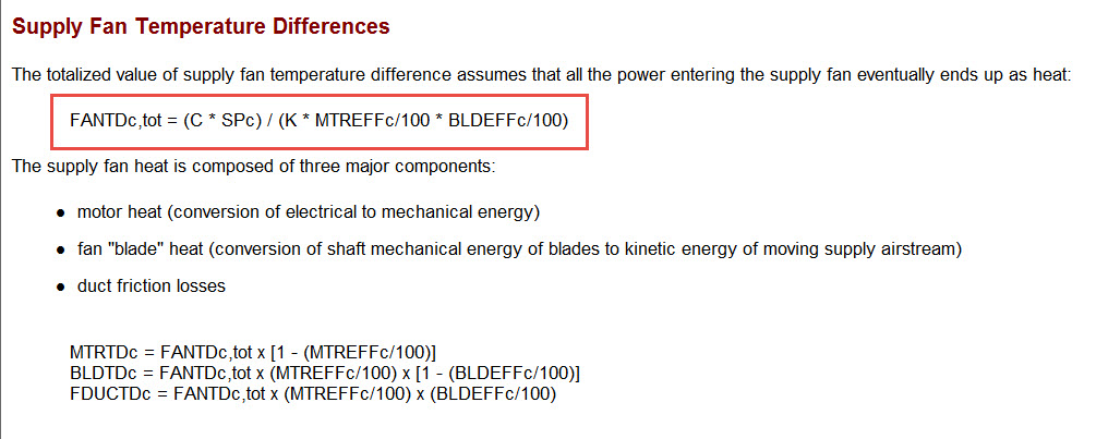 How is Fan Heat Calculated?