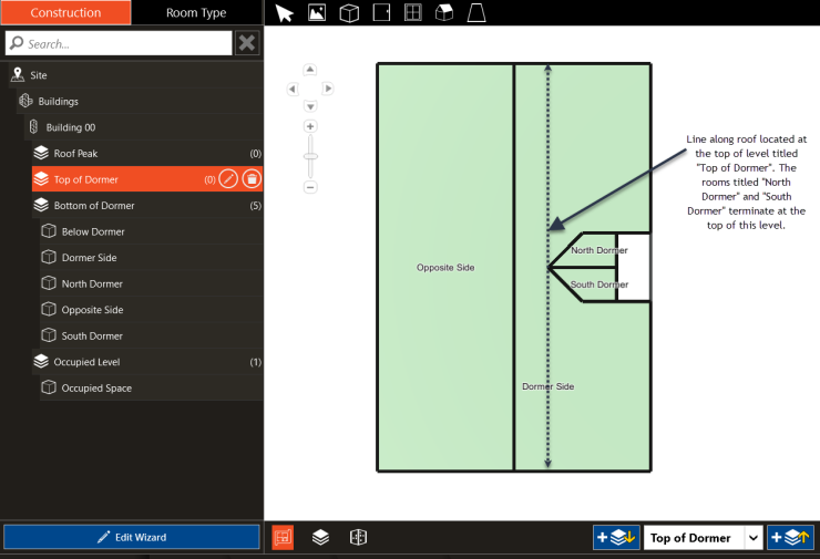 Roof Drawing Tools (Roofs, Parapets, Overhangs, Dormers)