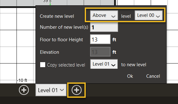 Levels, Elevations and Floor to Floor Height