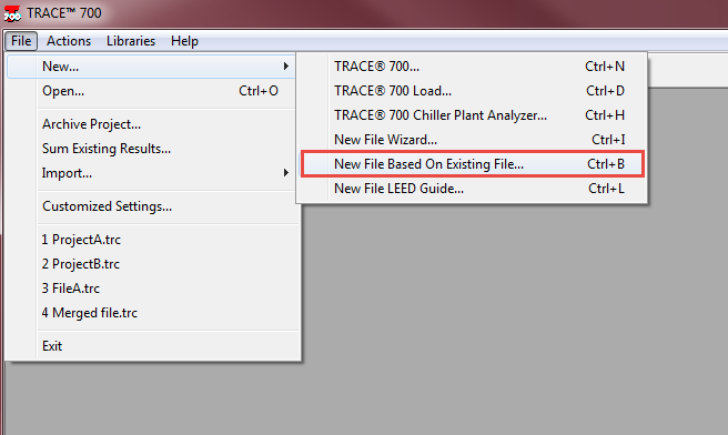 How to merge multiple TRACE 700 files together or create a new file ...