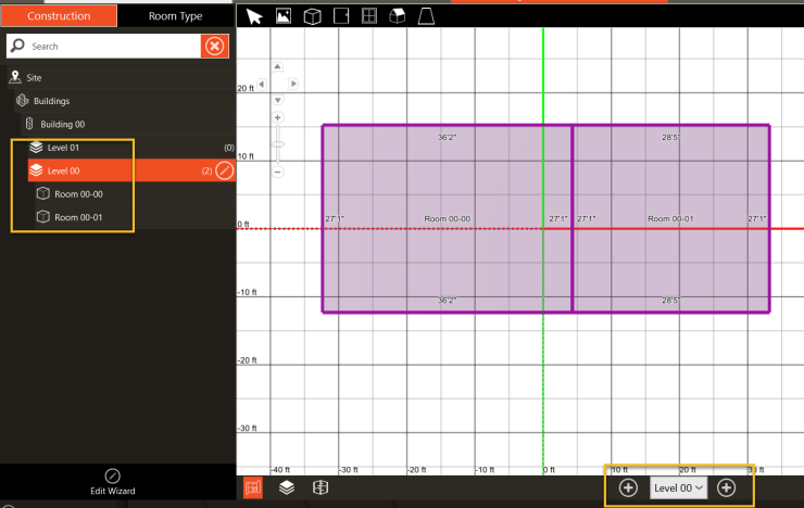 Levels, Elevations and Floor to Floor Height