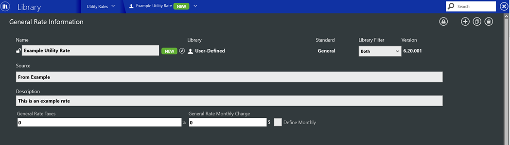 Utilities and Utility Rate Setup