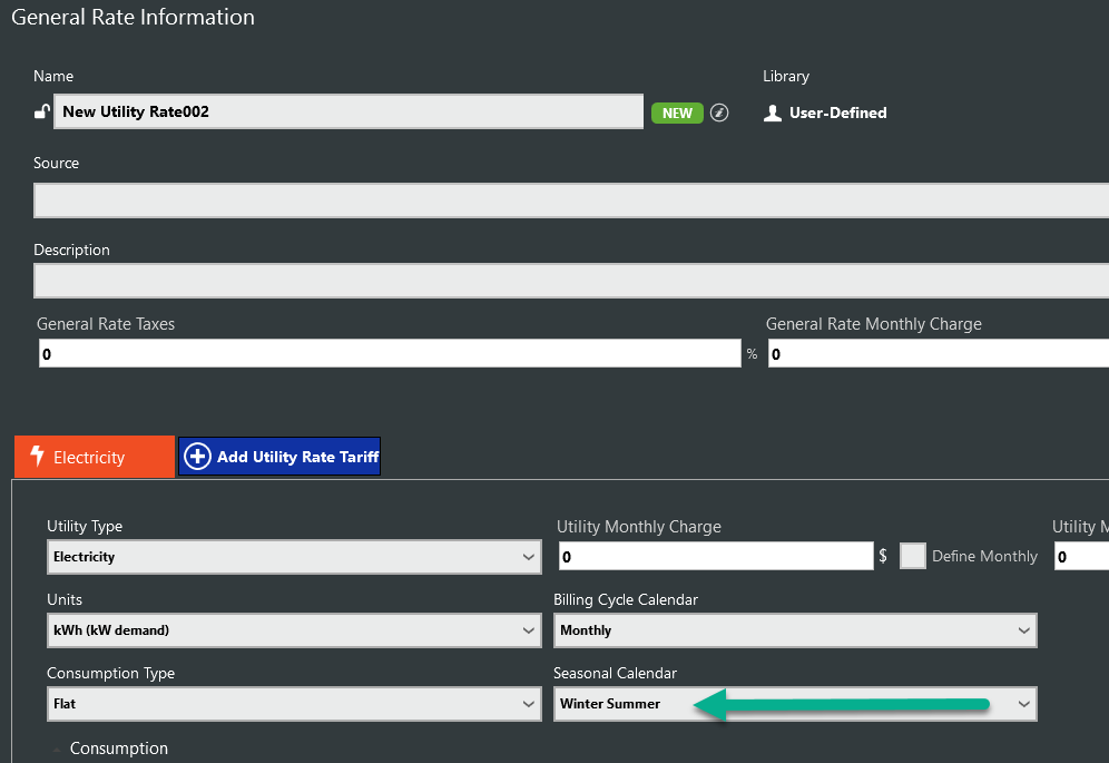 Utilities and Utility Rate Setup